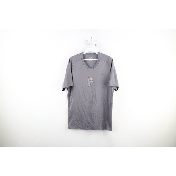 Nike | Shirts | Vtg Nike Mens Large Travis Scott Mini Swoosh Fire ...